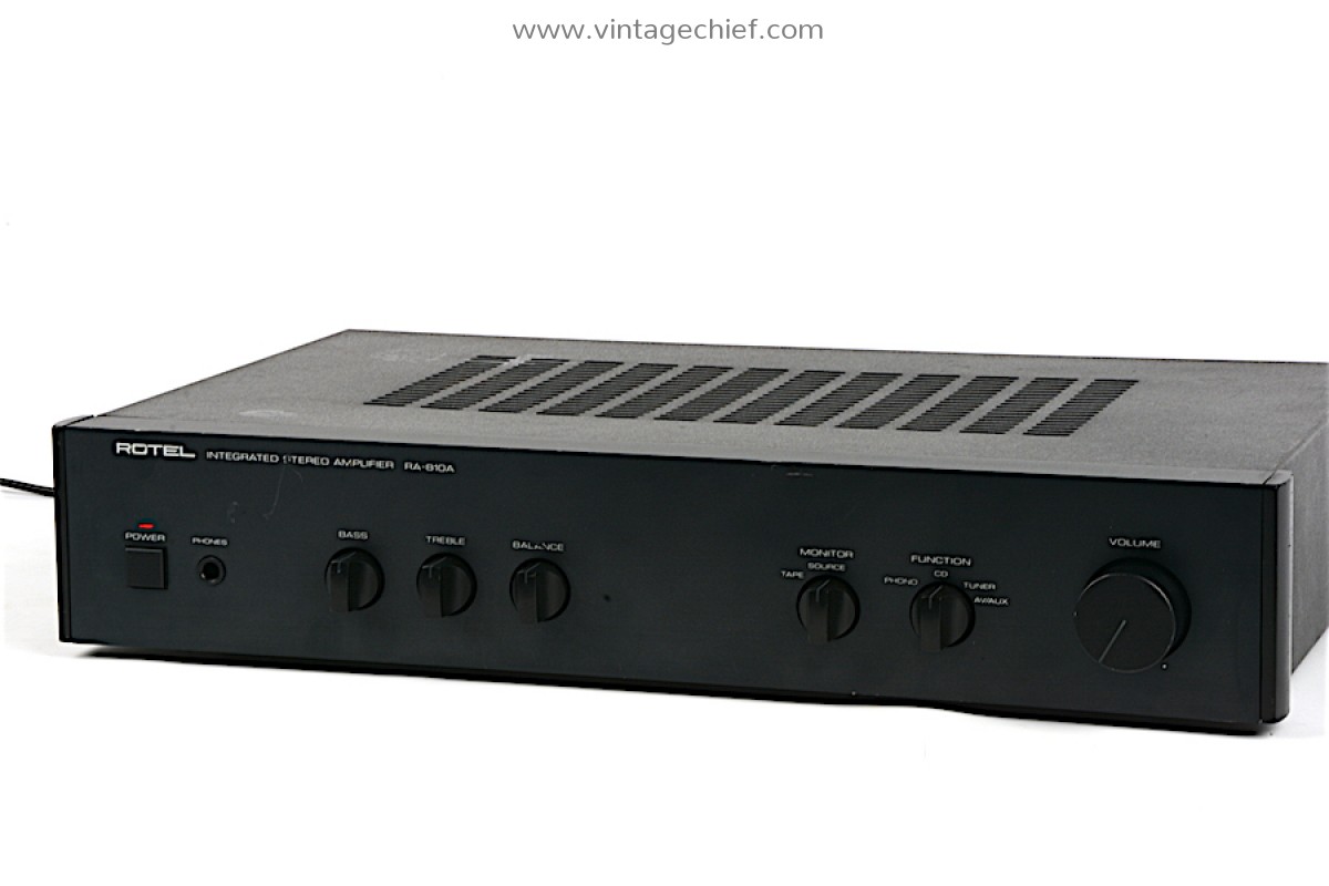 Rotel RA-810A Amplifier | Stereo | Vintage | Phono