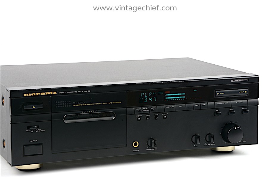 Marantz SD-60 Cassette Deck + Manual | 3 Head | Dual Capstan | Tape