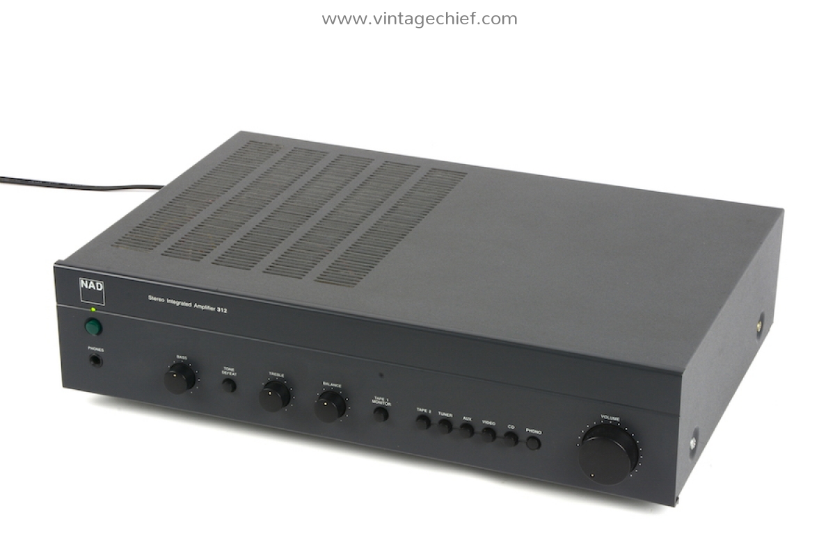 NAD 312 Stereo Amplifier | Phono | Pre-out | Main-in