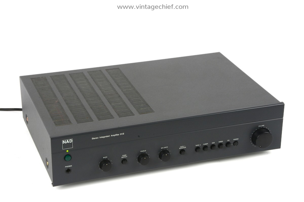 NAD 312 Stereo Amplifier | Phono | Pre-out | Main-in