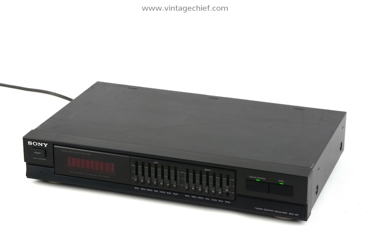 Sony SEQ-310 Stereo Graphic Equalizer | 7 Band | Spectrum Analyzer