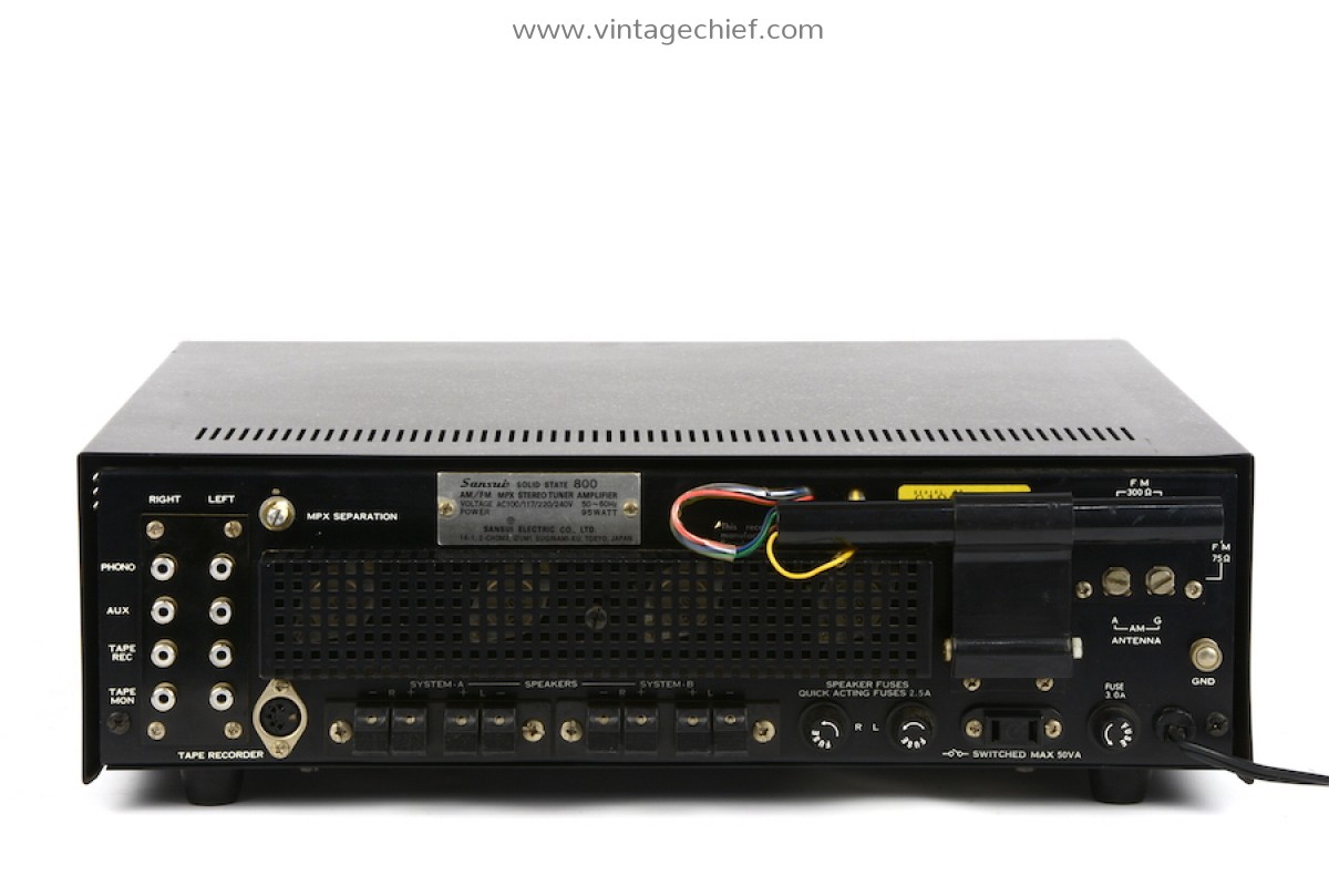 Serviced Sansui Solid State 800 Receiver | Vintage | Stereo | Phono