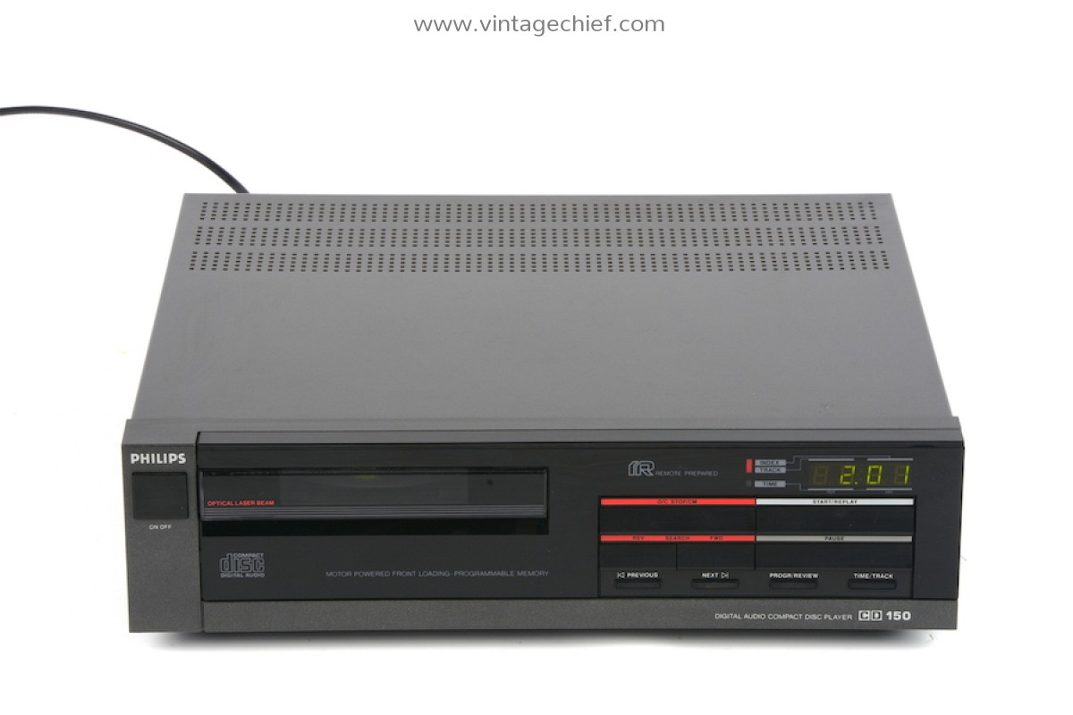 Serviced Philips CD 150 CD Player + Manual | Vintage | CDM-2/10 | 2 x ...