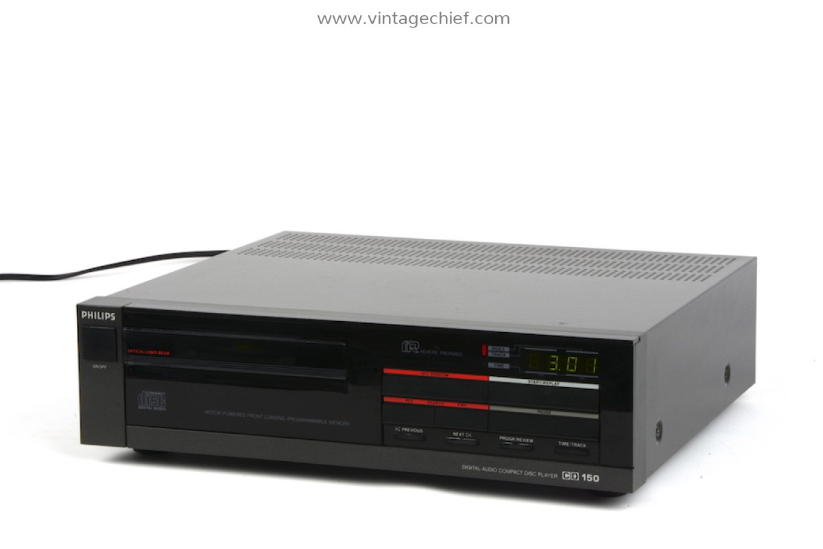 Serviced Philips CD 150 CD Player + Manual | Vintage | CDM-2/10 | 2 x ...