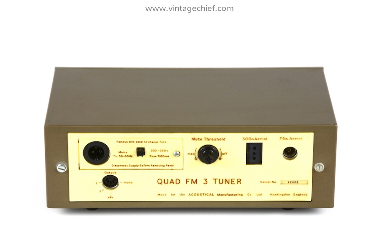 Quad FM3 FM Tuner | Serviced | Radio | Vintage | Stereo