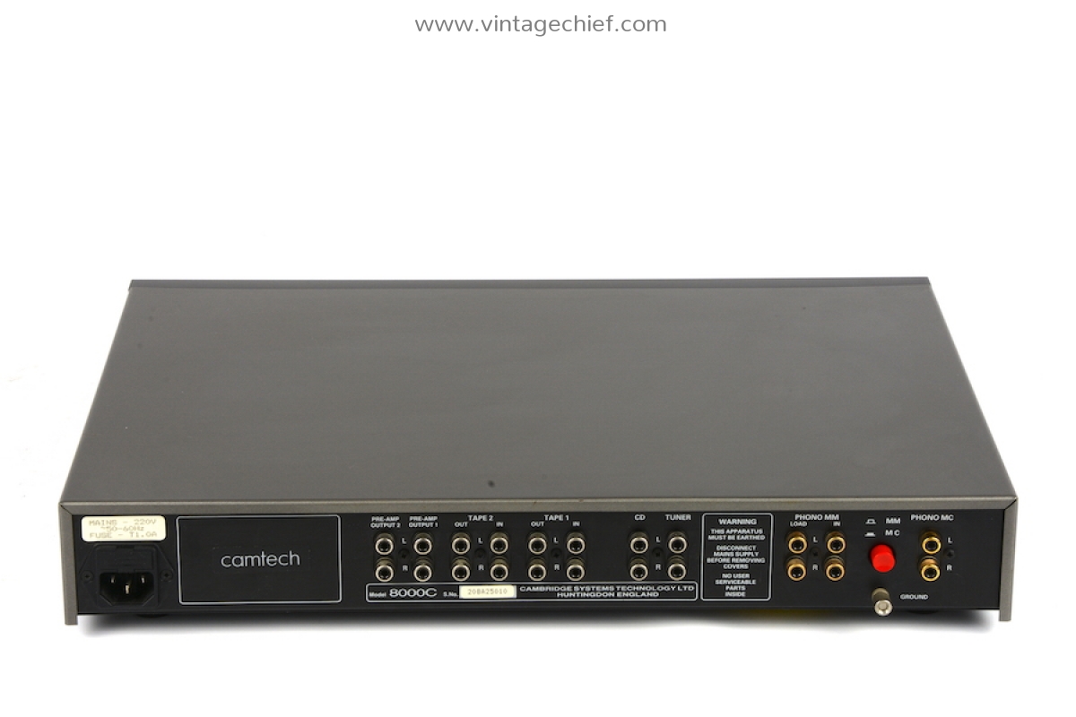 High End Camtech 8000C Stereo Preamplifier | Phono MM MC | Vintage | Preamp