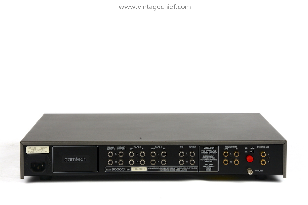 High End Camtech 8000C Stereo Preamplifier | Phono MM MC | Vintage | Preamp