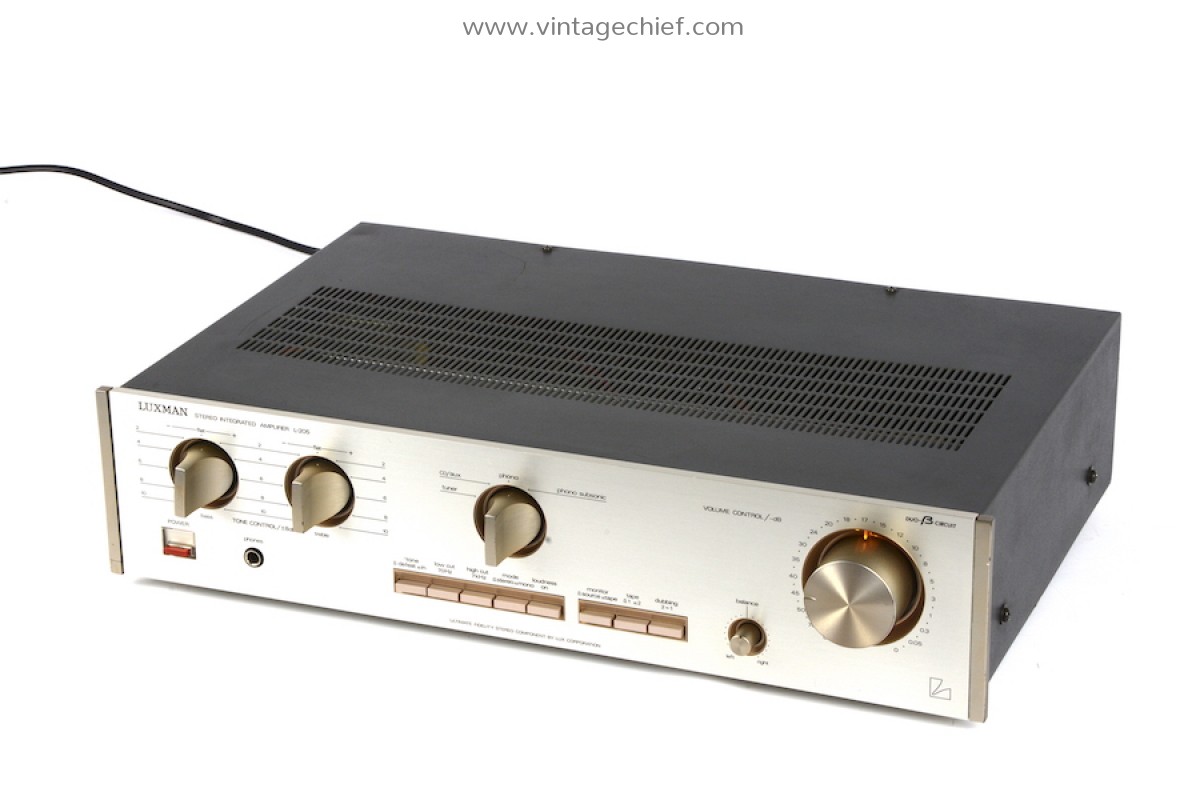 Luxman L-205 Duo Beta Stereo Amplifier | Serviced | Phono | 2 x 40 Watt | Vintage