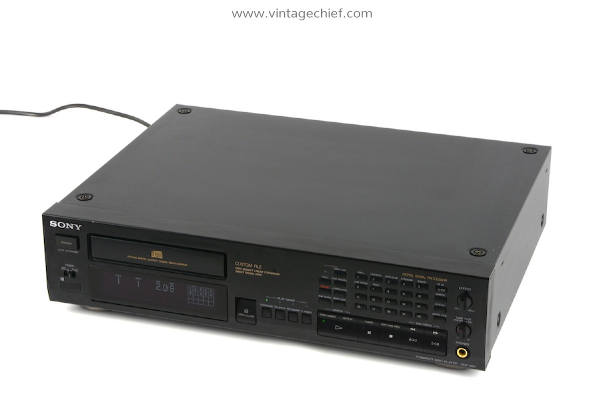 Audiophile Sony CDP-997 CD Player | Sony CD Player | Optical Digital ...