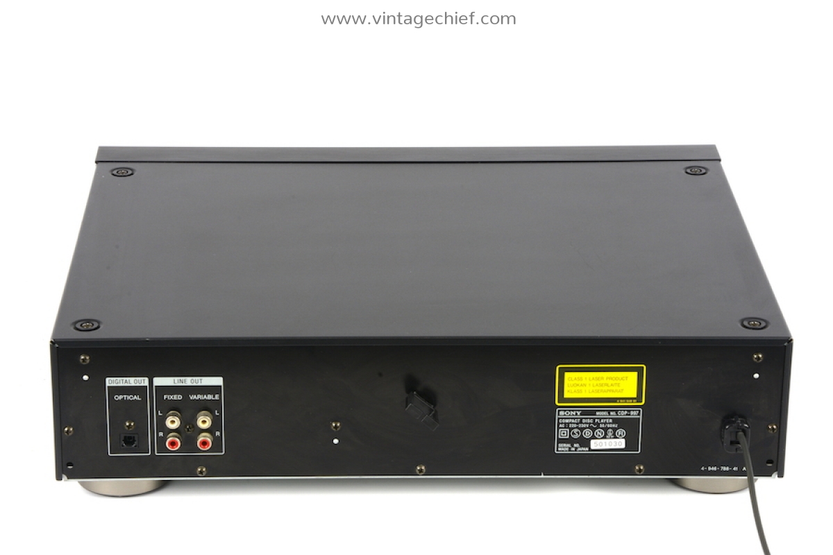 Audiophile Sony CDP-997 CD Player | Sony CD Player | Optical Digital ...