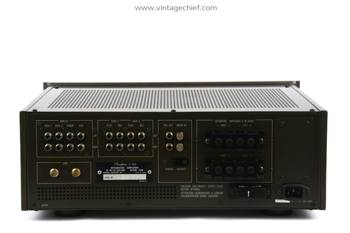 High End Accuphase E-303 Amplifier | 2 x 130 Watt | VU Meters | 2 x ...