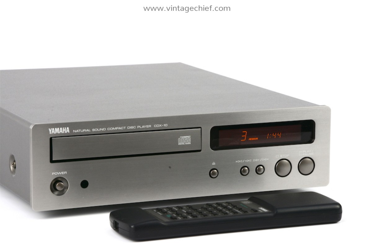 Yamaha CDX-10 CD Player + Remote Control | Titanium Finish | Optical ...