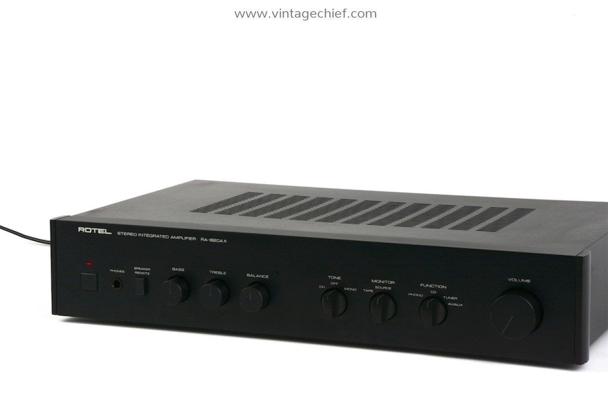 Audiophile Rotel RA-820AX Amplifier | Phono | Vintage | Stereo