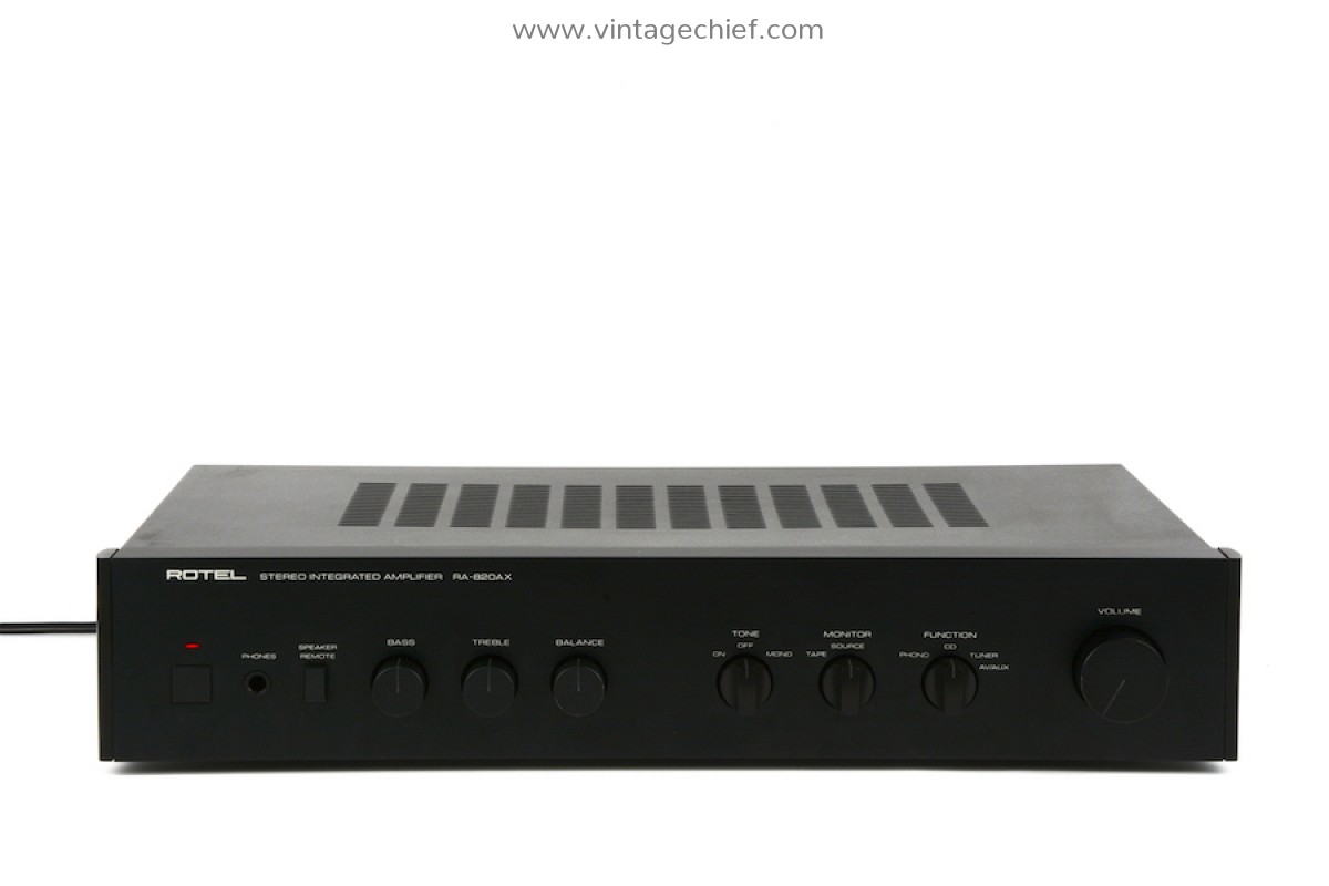 Audiophile Rotel RA-820AX Amplifier | Phono | Vintage | Stereo