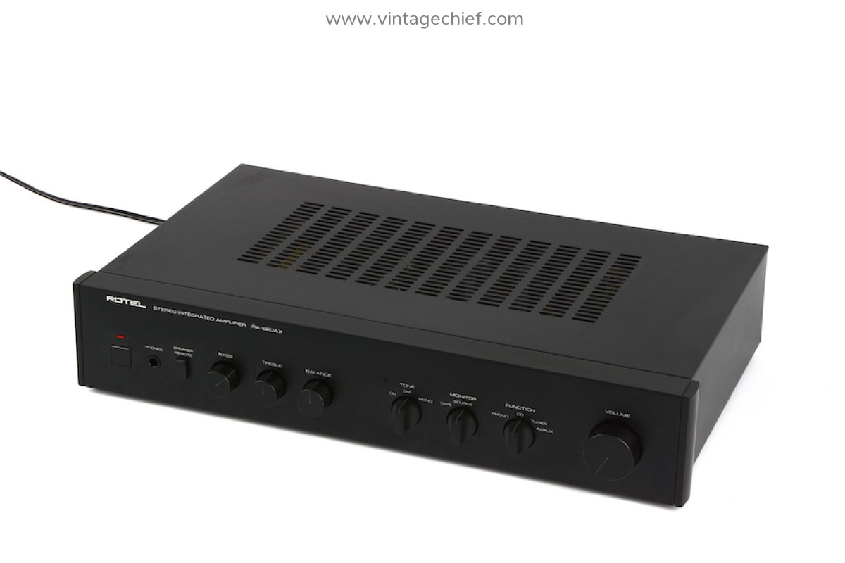 Audiophile Rotel RA-820AX Amplifier | Phono | Vintage | Stereo