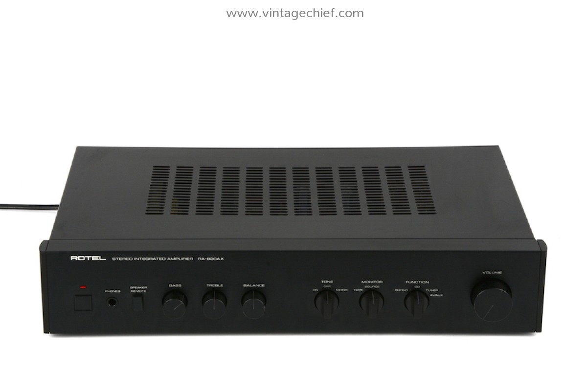Audiophile Rotel RA-820AX Amplifier | Phono | Vintage | Stereo