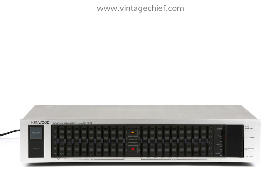 Kenwood GE-1100 12 Band Stereo Graphic Equalizer - Spectrum Analizer ...