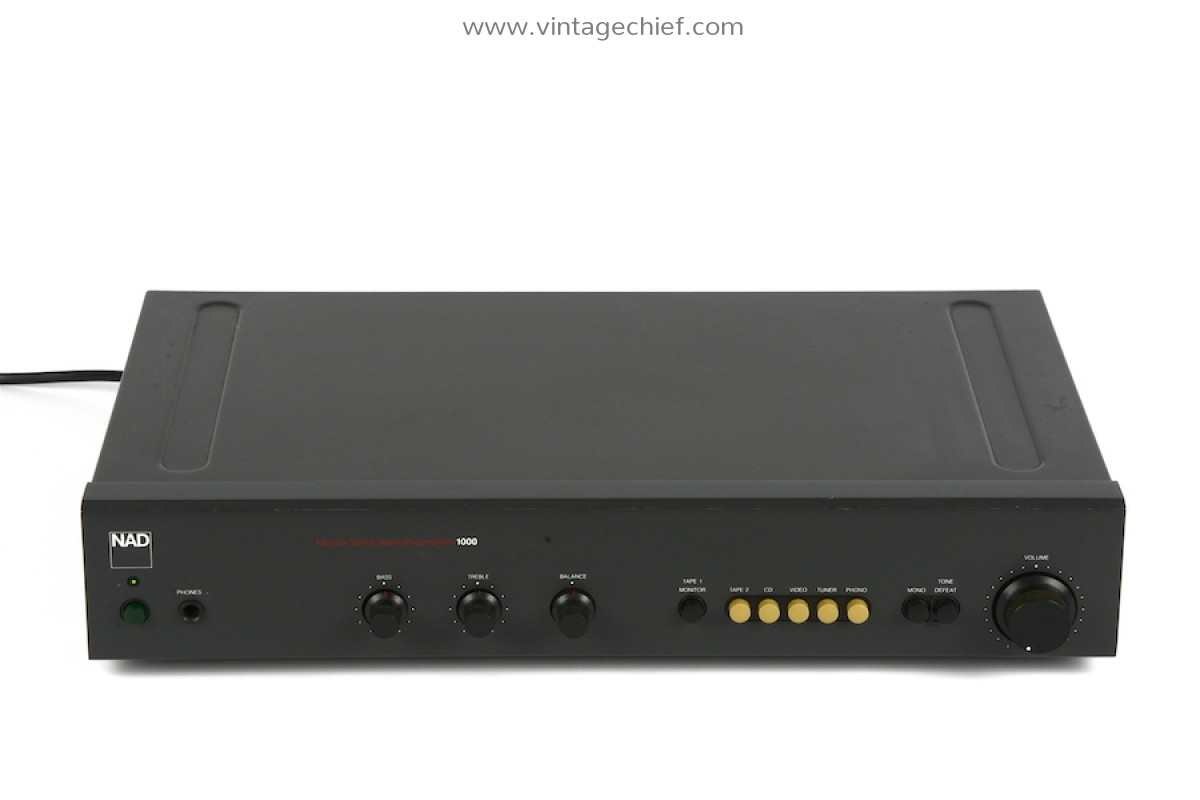 Audiophile Vintage NAD 1000 Monitor Series Stereo Preamplifier | Phono ...