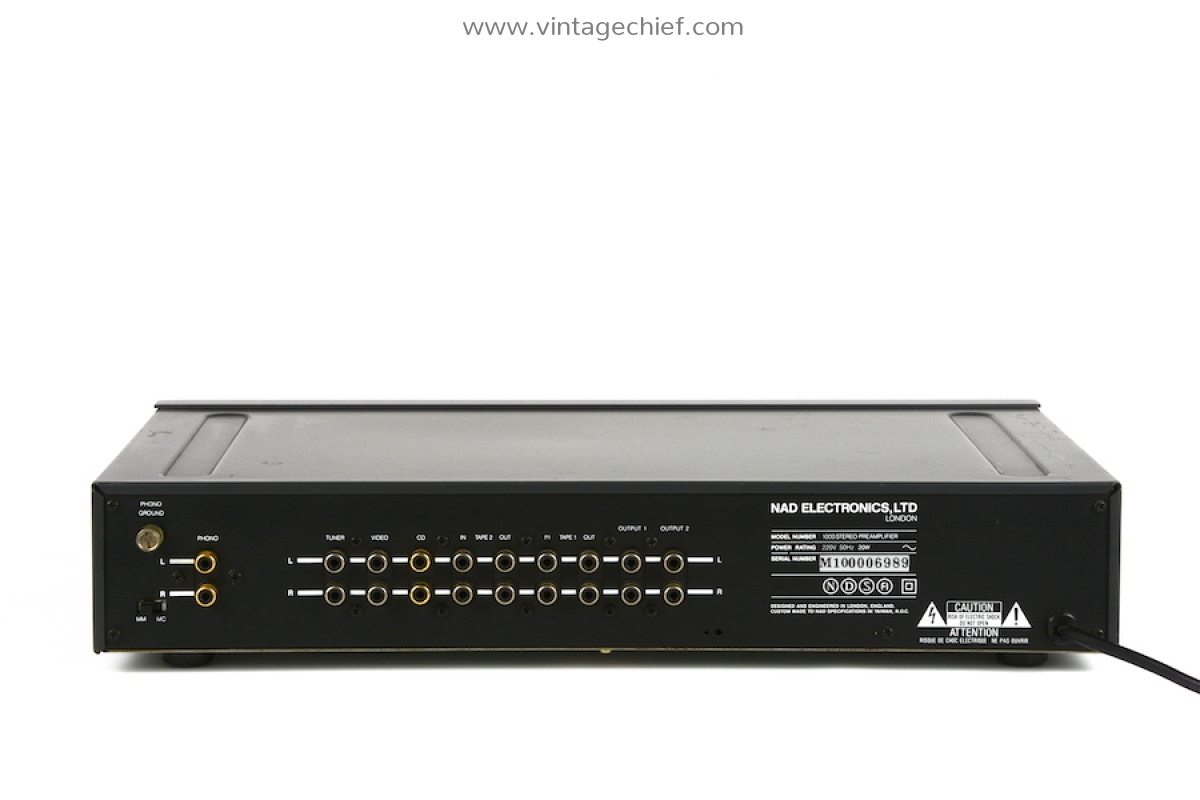 Audiophile Vintage NAD 1000 Monitor Series Stereo Preamplifier | Phono ...