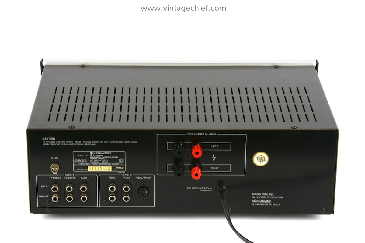 Kenwood KA-300 Stereo Amplifier | Trio | Phono | Vintage | Silver