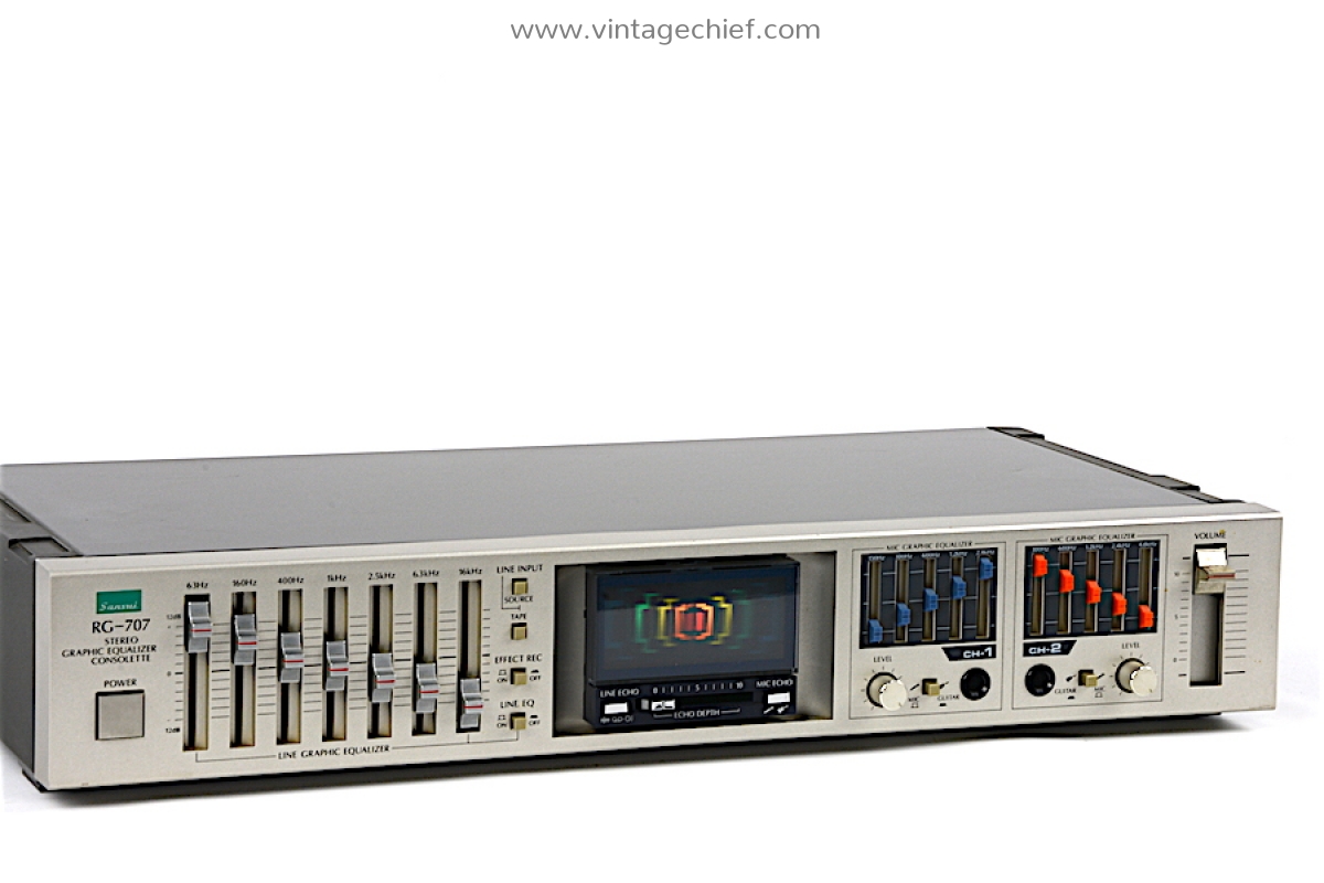 Sansui RG-707 Stereo Graphic Equalizer Consolette | 7-Band + Dual 5 ...