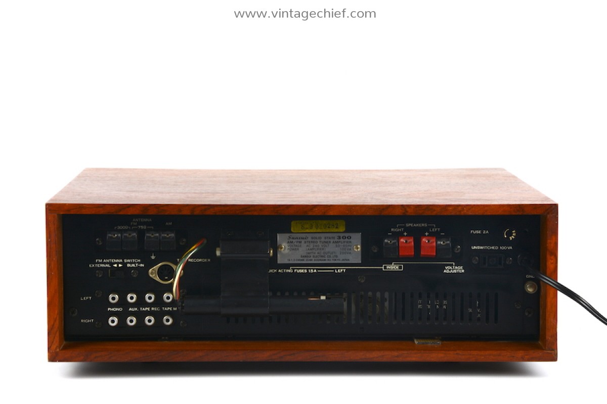 Sansui Solid State 300 Stereo Receiver + Wooden Case | Phono | Vintage ...