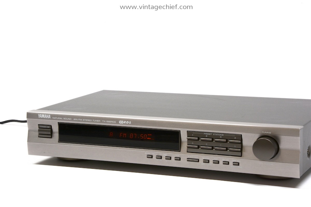 Yamaha TX-592RDS FM AM Tuner | Titanium | RDS | Radio | Stereo