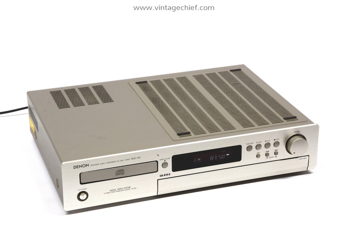 Denon RCD-100 Stereo CD Receiver | 2 x 45 Watt | RDS | 40 Presets | CD ...