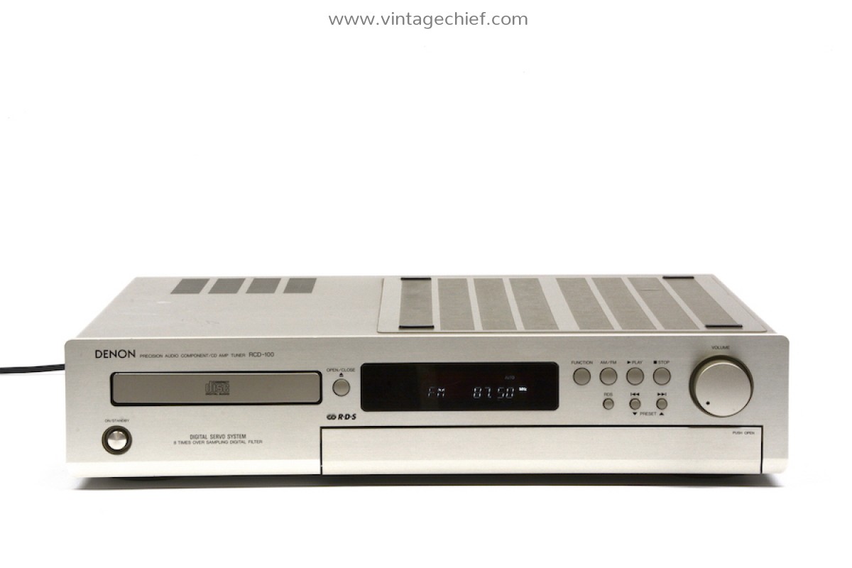Denon RCD-100 Stereo CD Receiver | 2 x 45 Watt | RDS | 40 Presets | CD ...