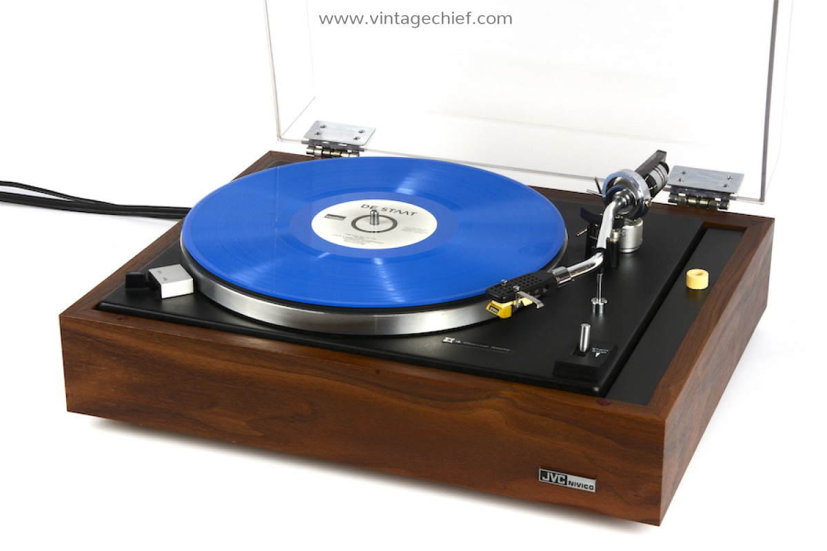 Vintage JVC Nivico SRP-473E Auto-Stop Turntable + Dust Cover ...