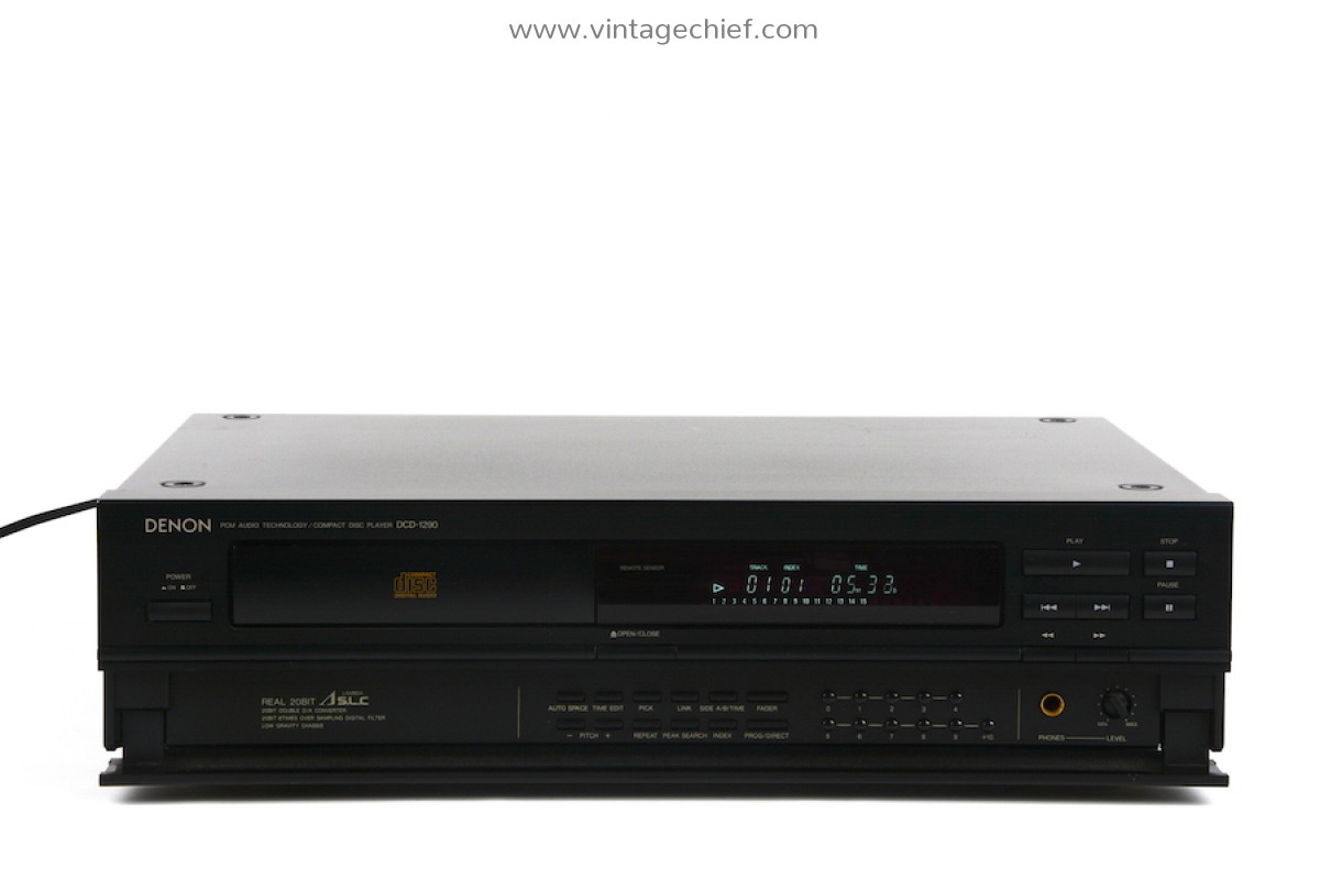 Audiophile Denon DCD-1290 CD Player + Manual | Digital Optical ...
