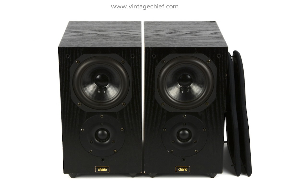 Audiophile Chario Syntar 100 Speakers + Speaker Grills | Matched Pair ...