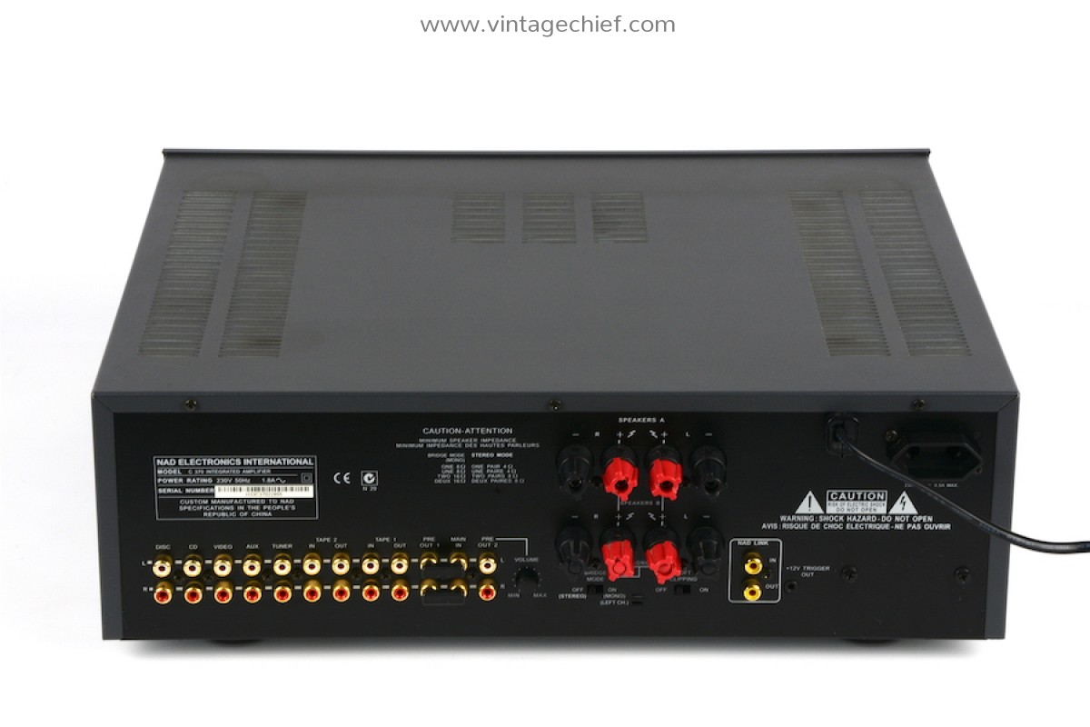High End NAD C370 Amplifier + Remote Control |Serviced | 2 x 120 Watt