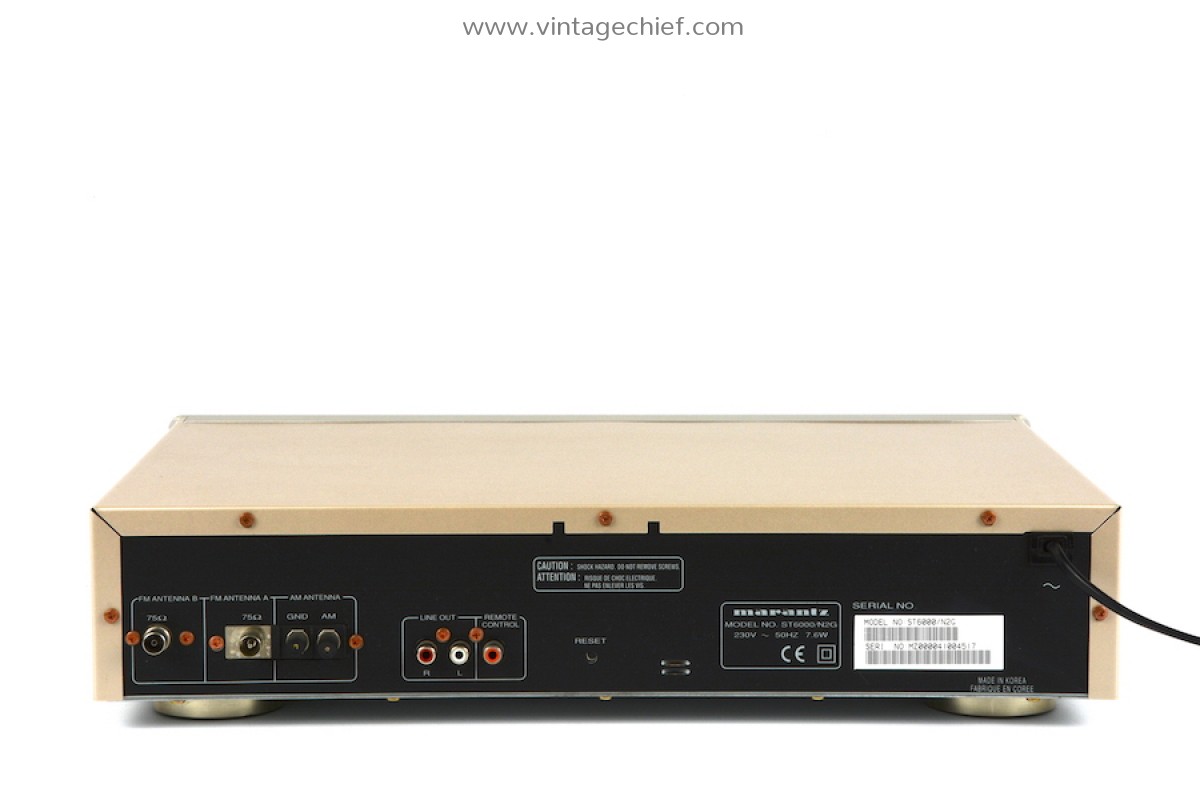 Champagne Marantz ST6000 FM AM RDS Tuner