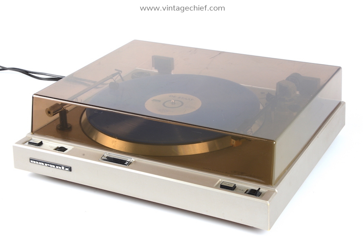 Vintage Marantz TT 2000 Direct Drive Turntable + Dust Cover + Cleaning ...
