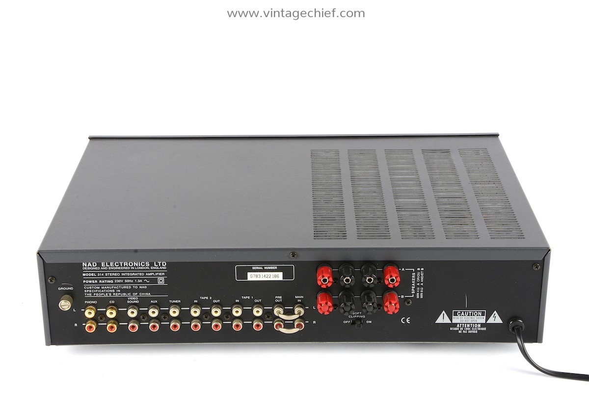 Serviced NAD 314 Integrated Stereo Amplifier | Phono | Pre-out | Main-in