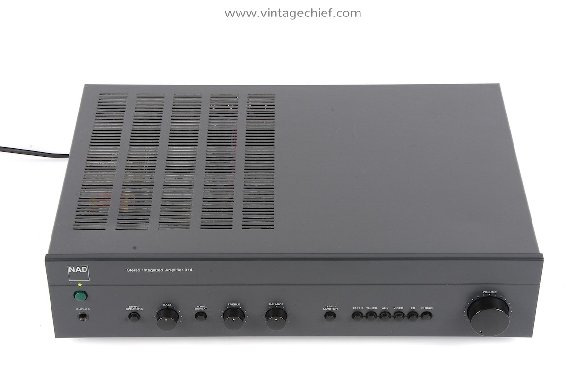Serviced NAD 314 Integrated Stereo Amplifier | Phono | Pre-out | Main-in