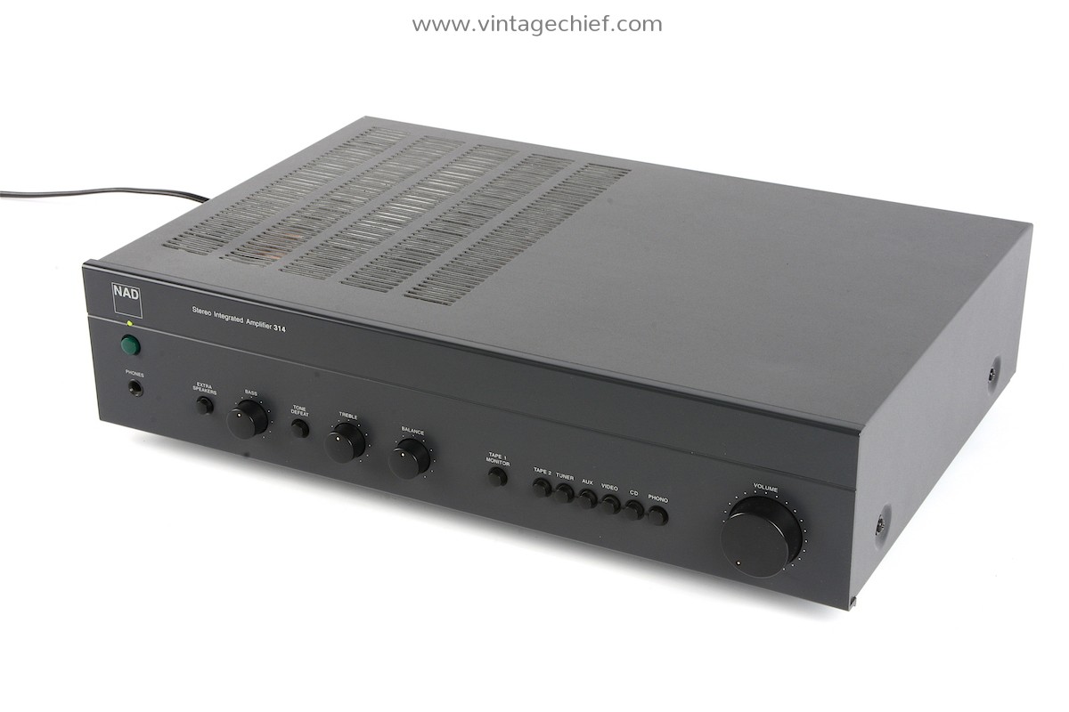 Serviced NAD 314 Integrated Stereo Amplifier | Phono | Pre-out | Main-in
