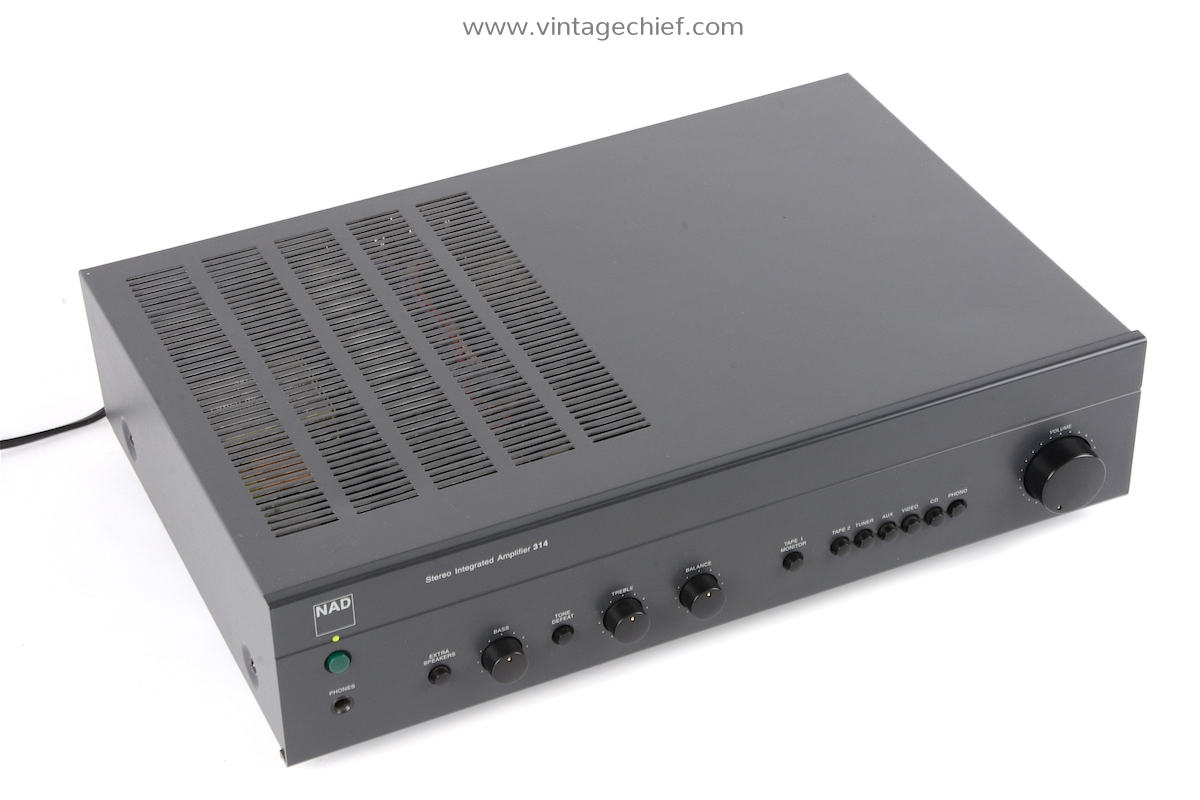 Serviced NAD 314 Integrated Stereo Amplifier | Phono | Pre-out | Main-in