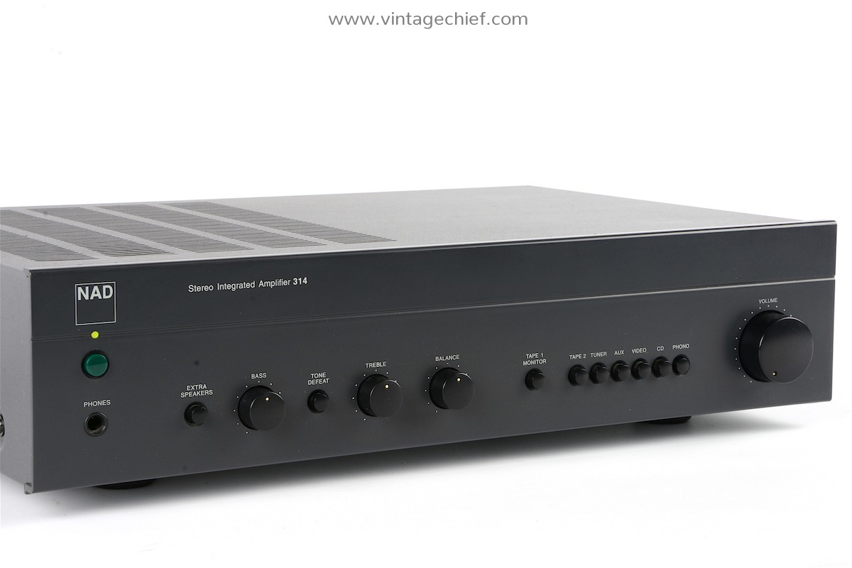 Serviced NAD 314 Integrated Stereo Amplifier | Phono | Pre-out | Main-in