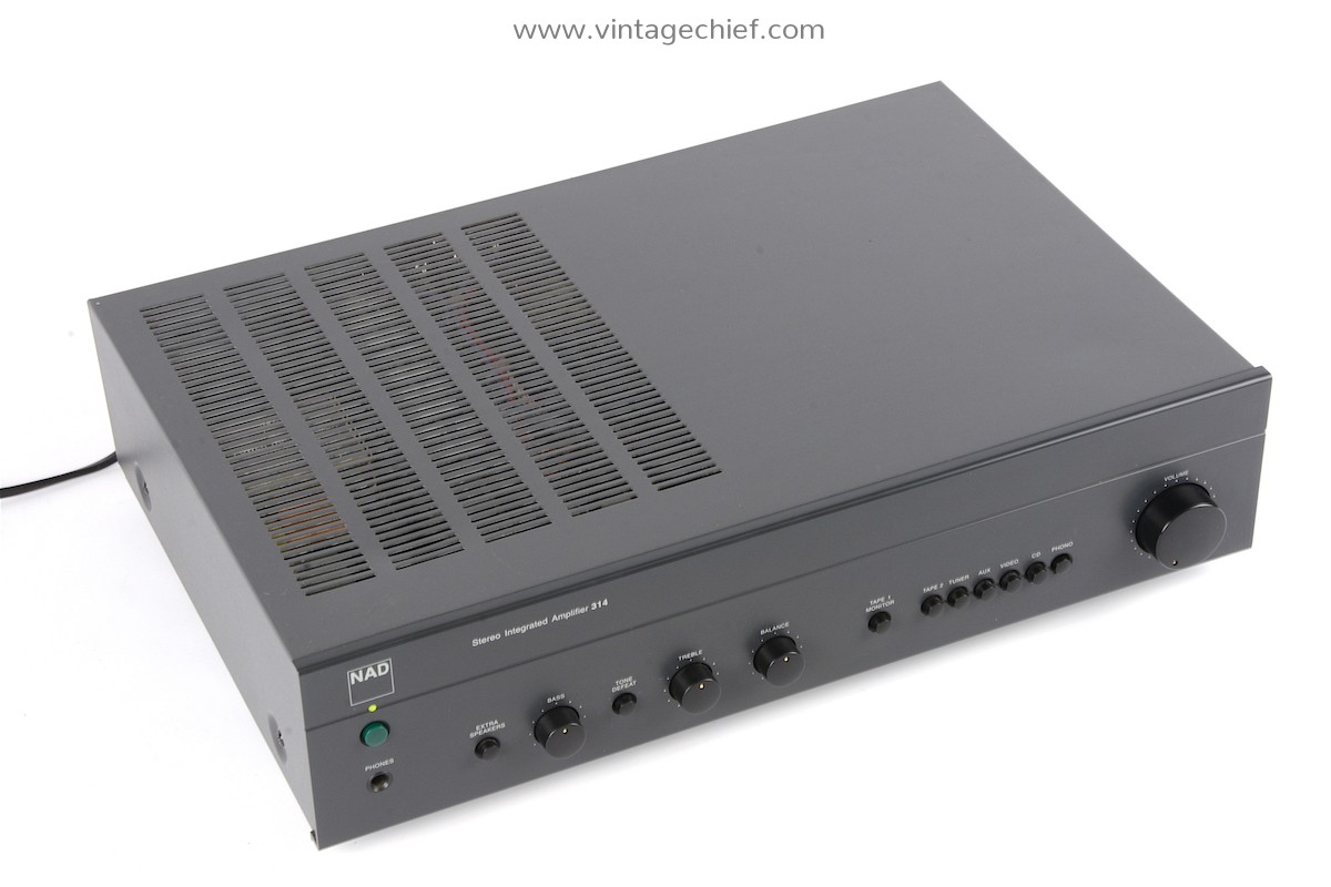 Serviced NAD 314 Integrated Stereo Amplifier | Phono | Pre-out | Main-in