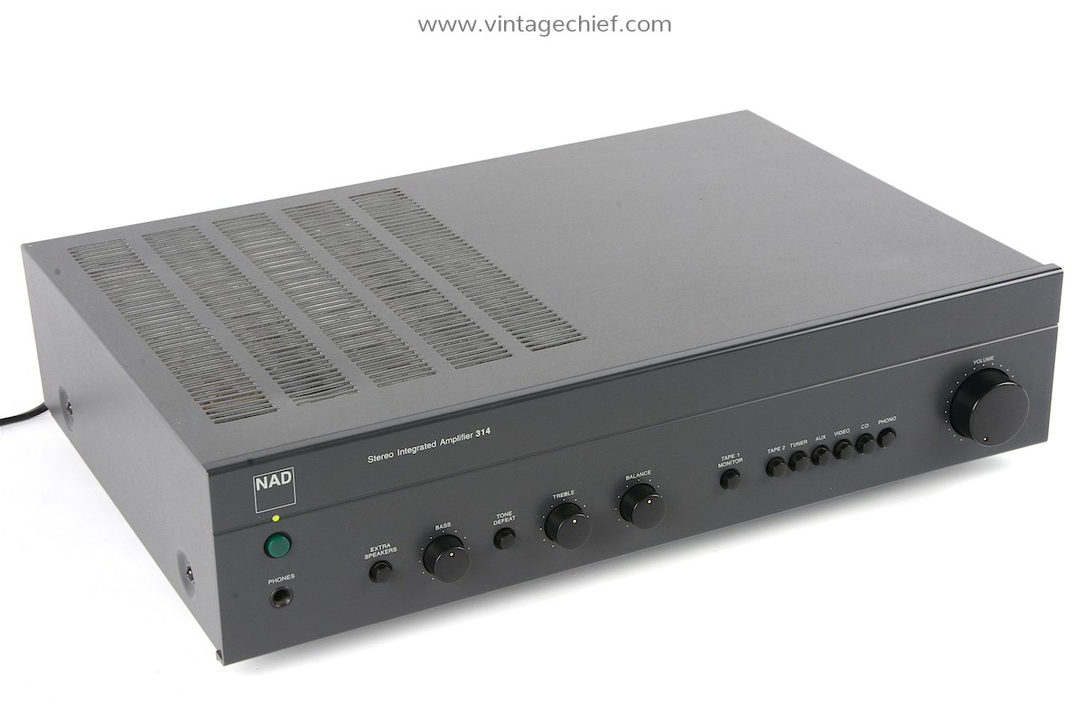 Serviced NAD 314 Integrated Stereo Amplifier | Phono | Pre-out | Main-in