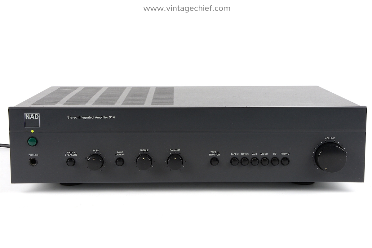 Serviced NAD 314 Integrated Stereo Amplifier | Phono | Pre-out | Main-in