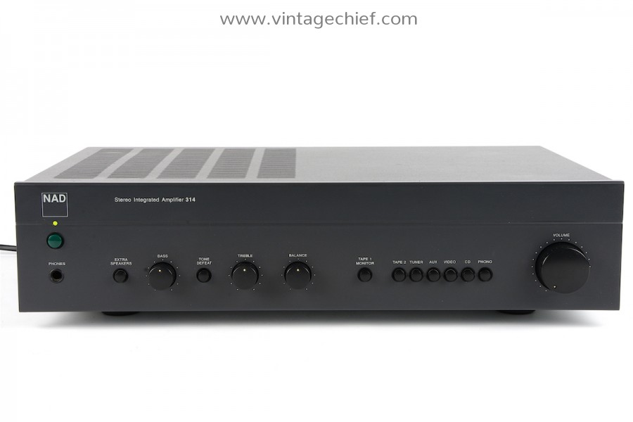 NAD 312 Stereo Amplifier | Phono | Pre-out | Main-in