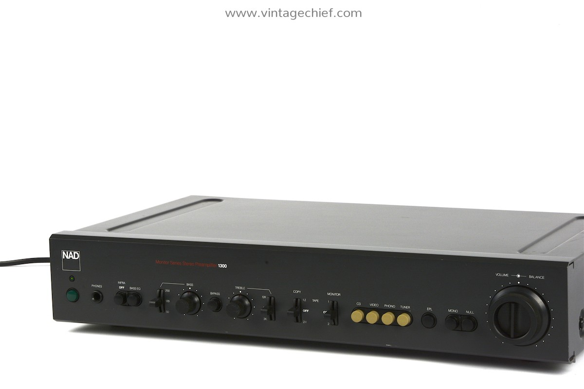 Audiophile NAD 1300 Monitor Series Preamplifier | Phono MM MC | Preamp