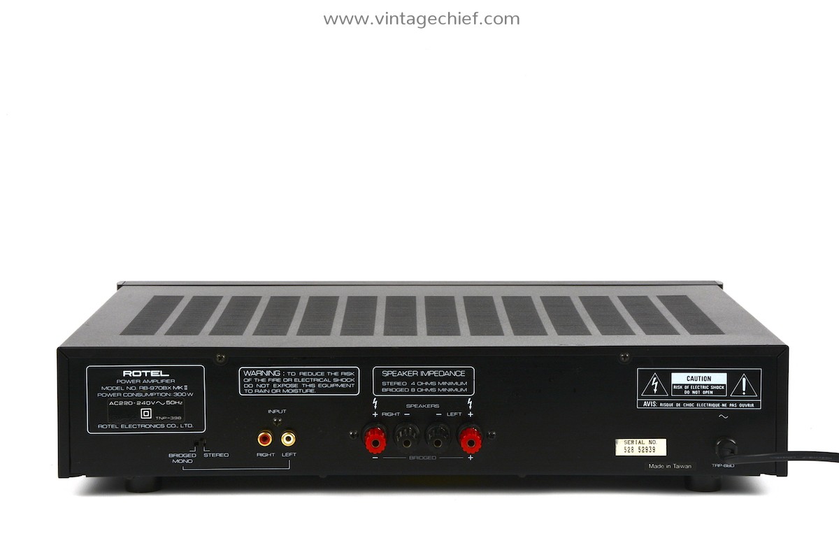Audiophile Rotel RB-970BX MKII Stereo Power Amplifier