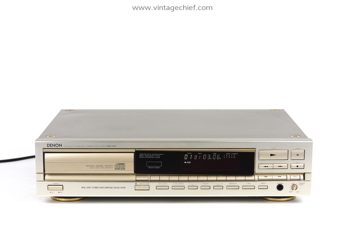 Denon DCD-920 CD player | Champagne | Cdplayer | Optical Output | Audio ...