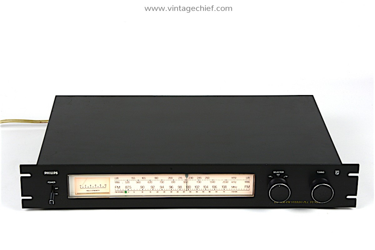 Philips 22AH170 FM AM Tuner | Illuminated Tuner Scale | Analog Tuner ...