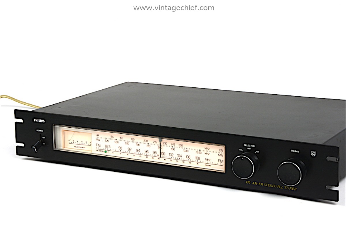 Philips 22AH170 FM AM Tuner | Illuminated Tuner Scale | Analog Tuner ...