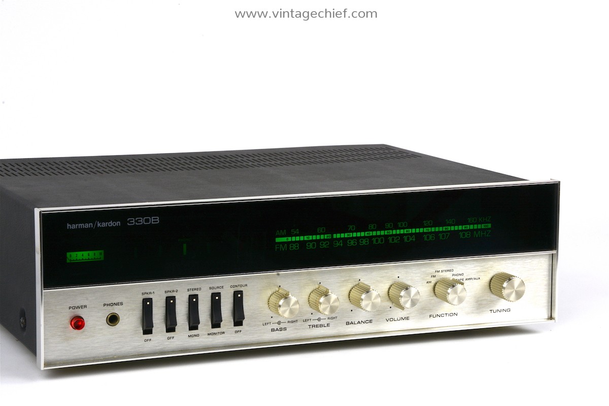 Vintage Harman Kardon 330B FM AM Stereo Receiver | Serviced | Phono ...